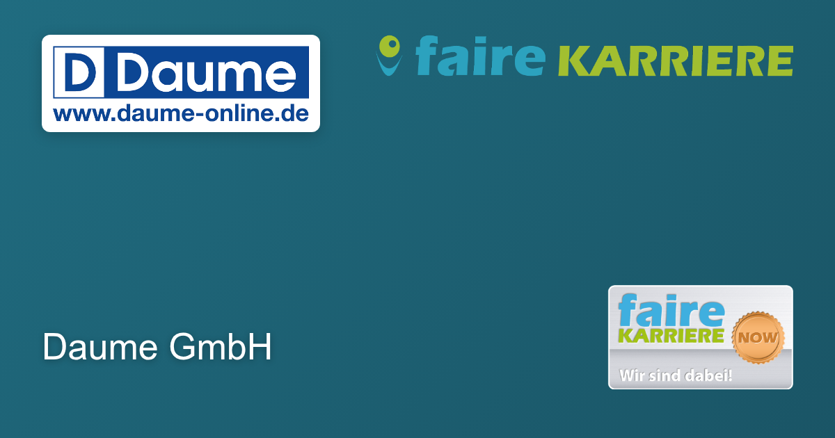 Daume GmbH - Faire-Karriere.de